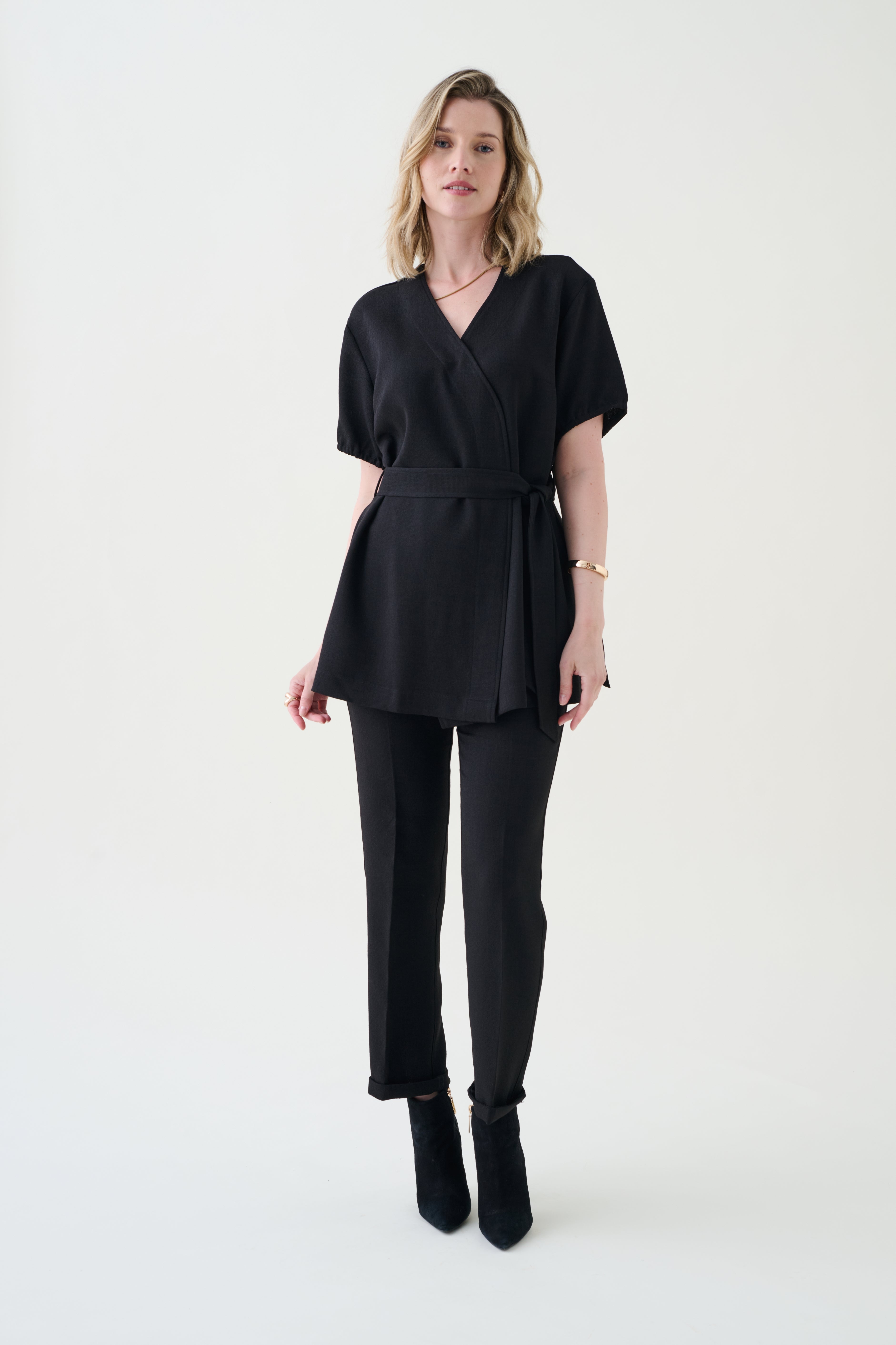 Aurora Tunic with Pockets | Wraparound Tunic – Buttercups Uniforms